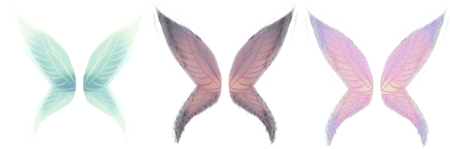 pack of forest fairy's wings - ibisPaint