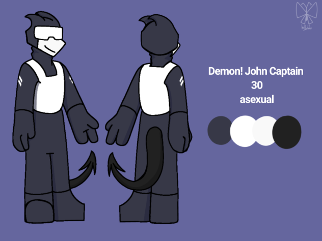 Demon! John captain ref sheet - ibisPaint