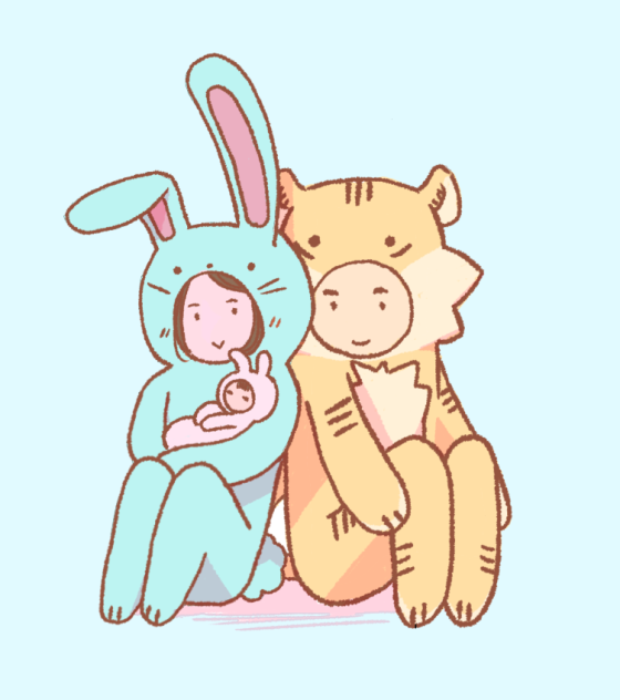 Tiger Bunny Family - ibisPaint
