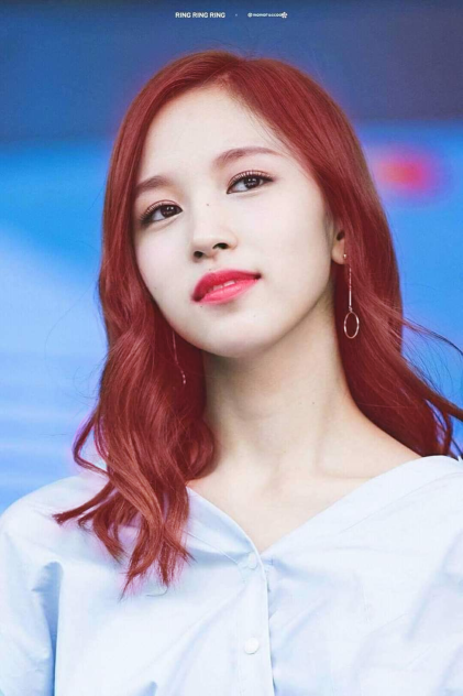 twice mina red hair - ibisPaint
