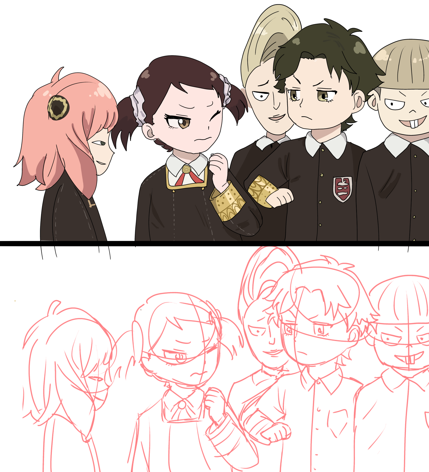 Anya and friends - ibisPaint