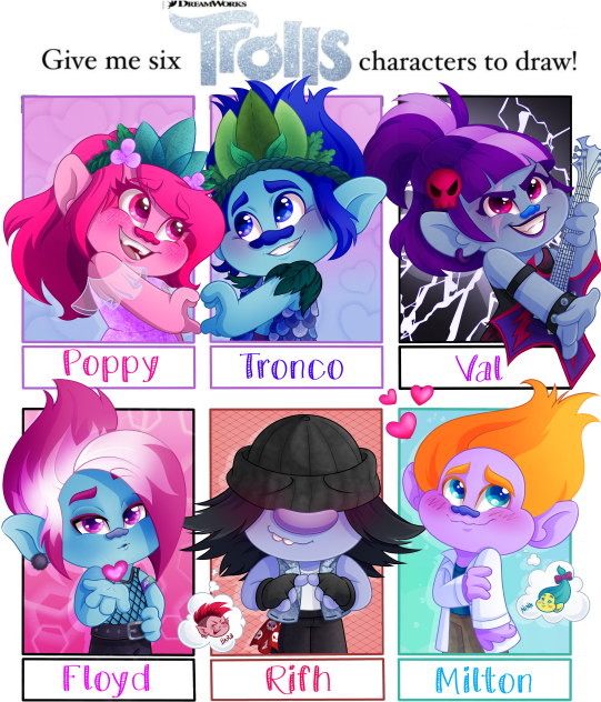 colab trolls - ibisPaint