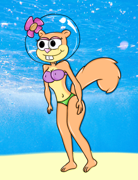 Sandy by Spongebob - ibisPaint