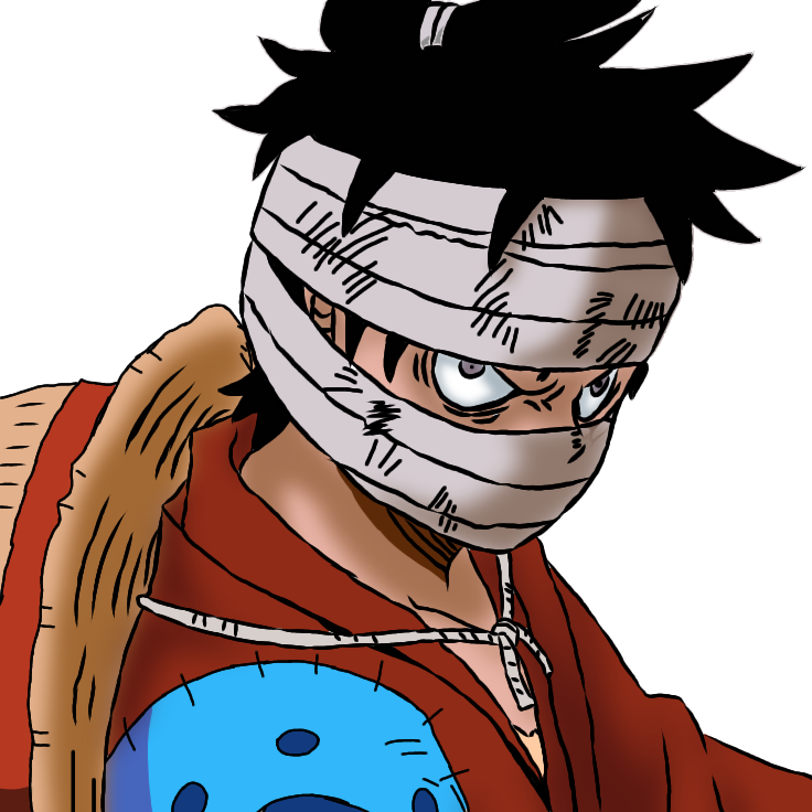 luffy bandage - ibisPaint