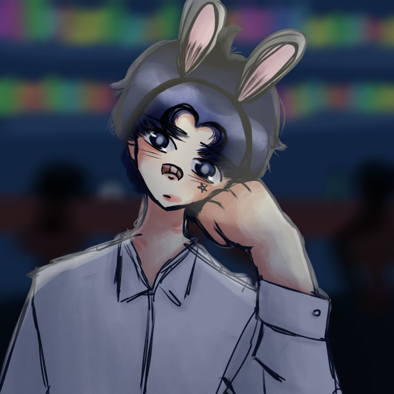 His girlfriend took him to a bar 💀💀💀 - ibisPaint