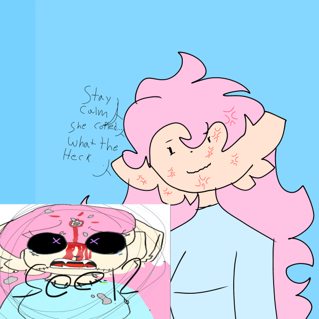 She copied me!! - ibisPaint