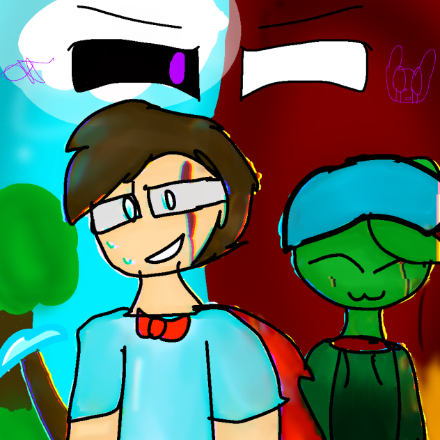 Steve and creeper - ibisPaint