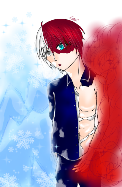todoroki shouto - ibisPaint