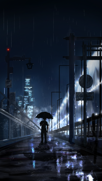 Rain falls - ibisPaint