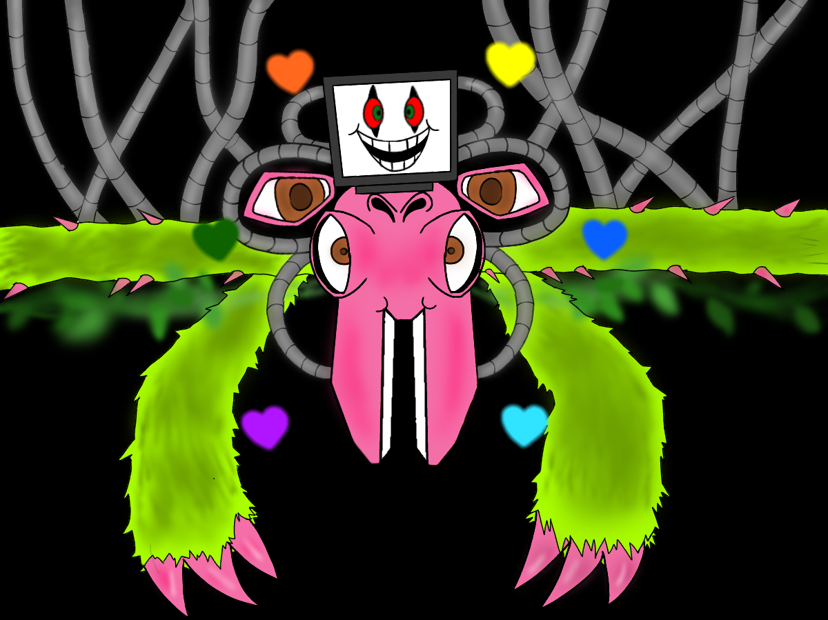 オメガフラウィー色塗り例 UnderTail - ibisPaint