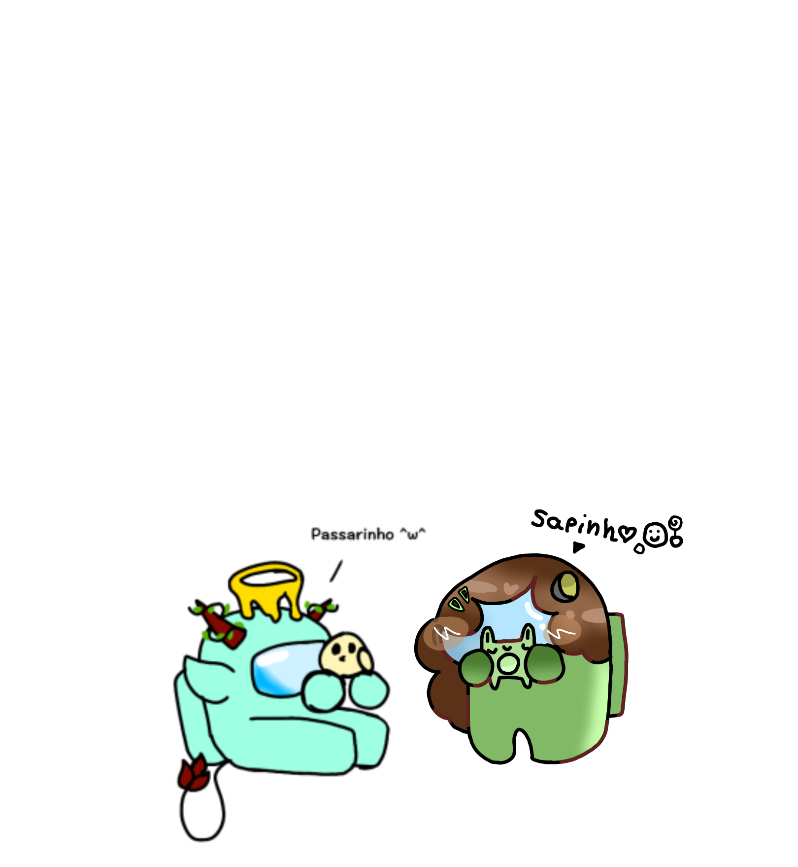 Collab amongus - ibisPaint