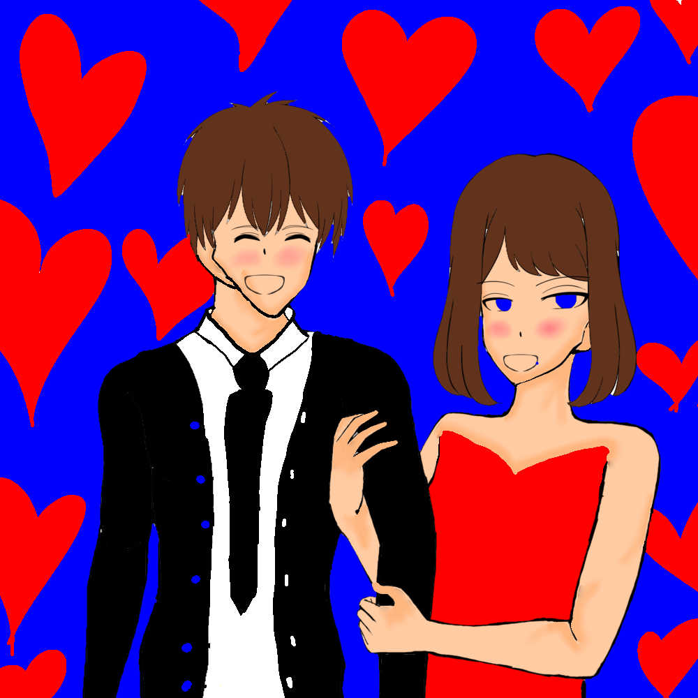 COUPLE Holding Hands 😍 ️💗 - ibisPaint