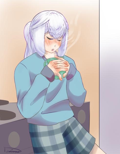 Té nocturno 🐰☕️🫖 - ibisPaint