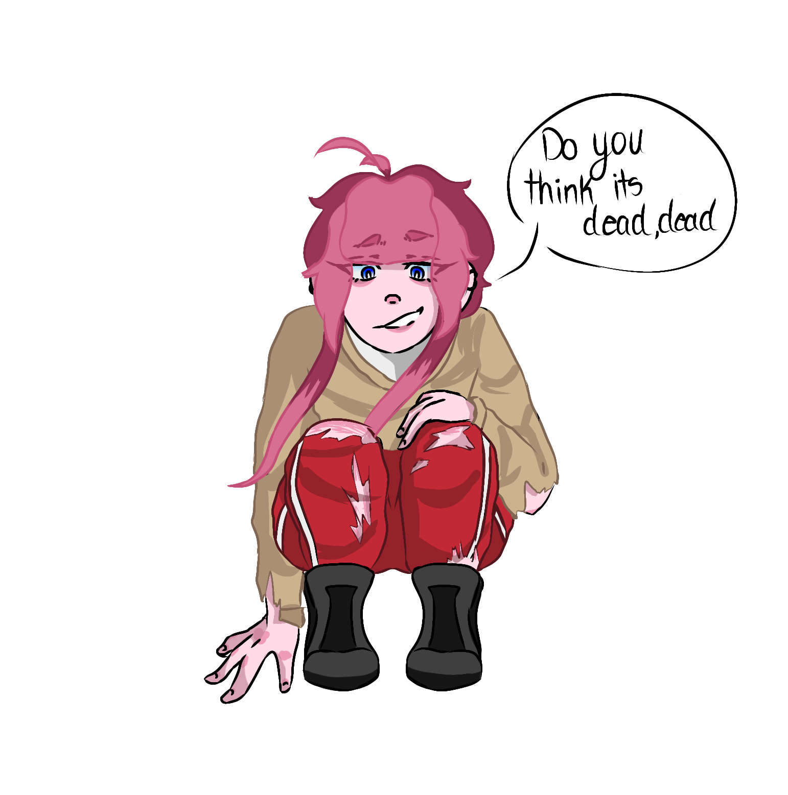 Zombie Collab piece (Emu) - ibisPaint