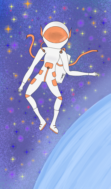 En El Espacio - ibisPaint