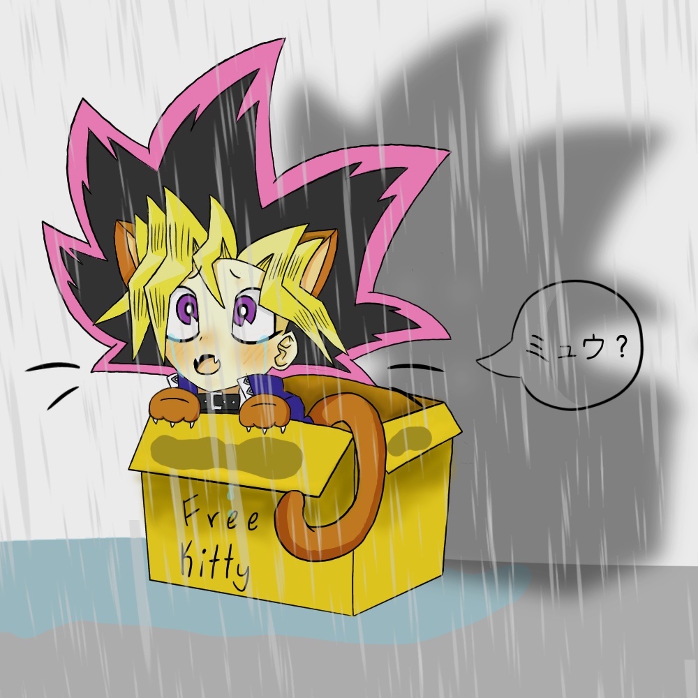 Cat Yugi Free Kitty Sad - ibisPaint