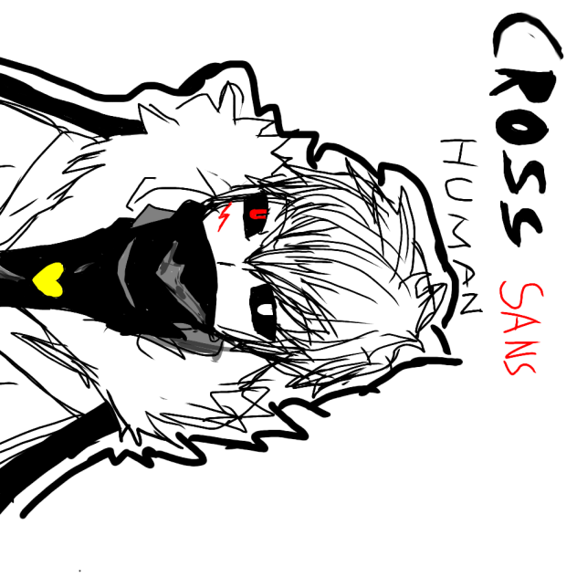 Vẽ Cross Sans phiên bản Human - ibisPaint