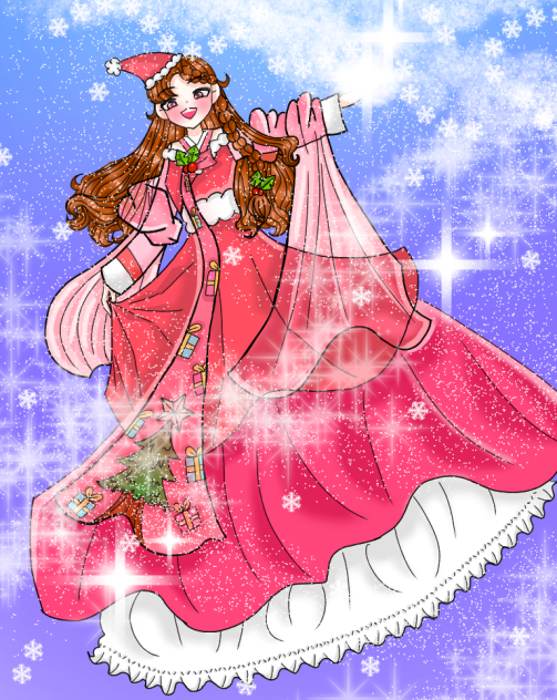 Christmas Hanbok - ibisPaint