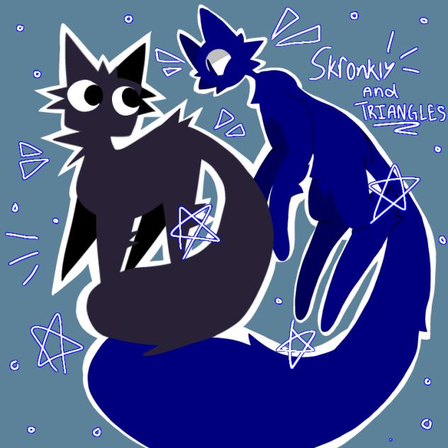 skronkly and triangles - collab - ibisPaint