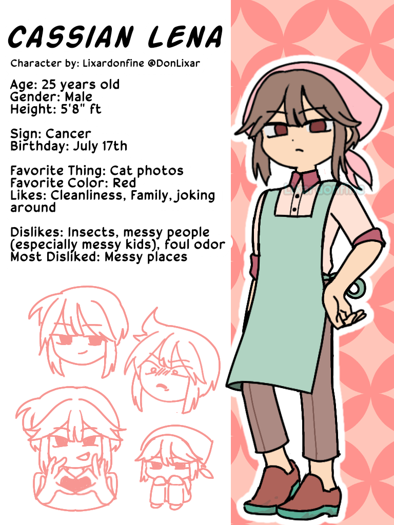 Cassian - Character Sheet - ibisPaint