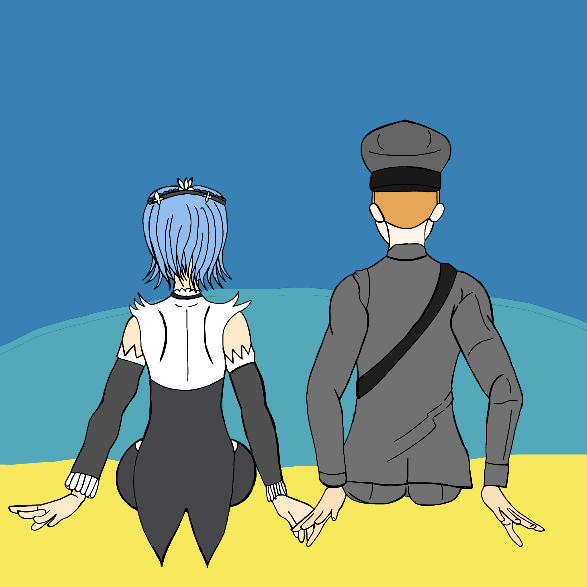 Rem and Officer Corvus - ibisPaint