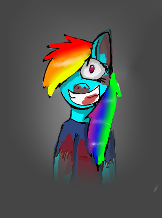 Rainbow Dash (rainbow factory)speedpaint - ibisPaint