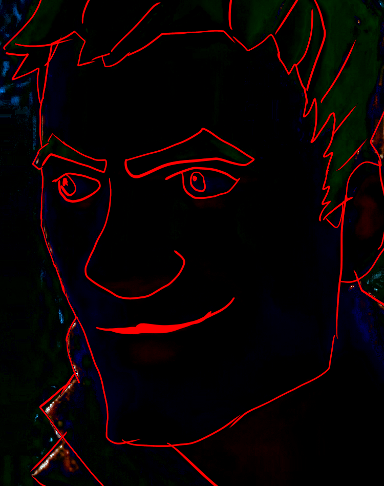 Wireframe Jonsey - ibisPaint