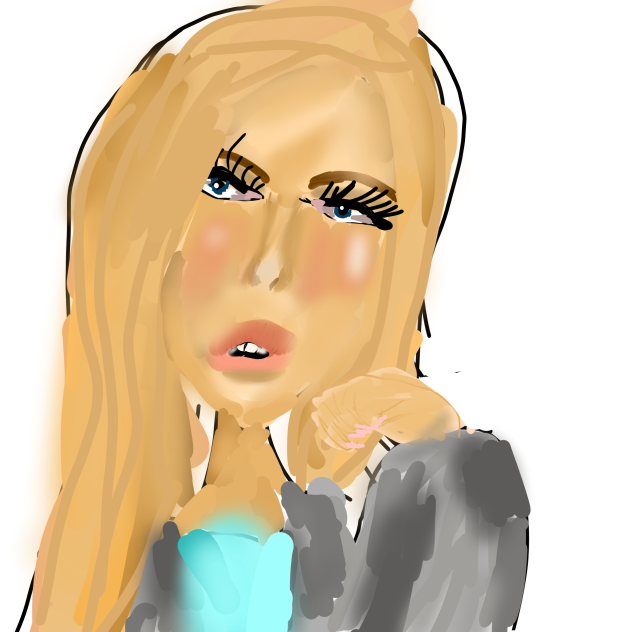 beautiful girl - ibisPaint