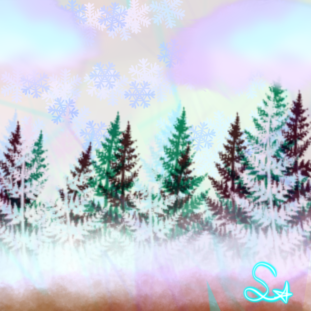winter scene - ibisPaint
