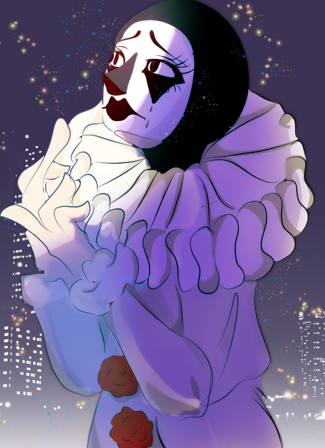 Pierrot the clown - ibisPaint