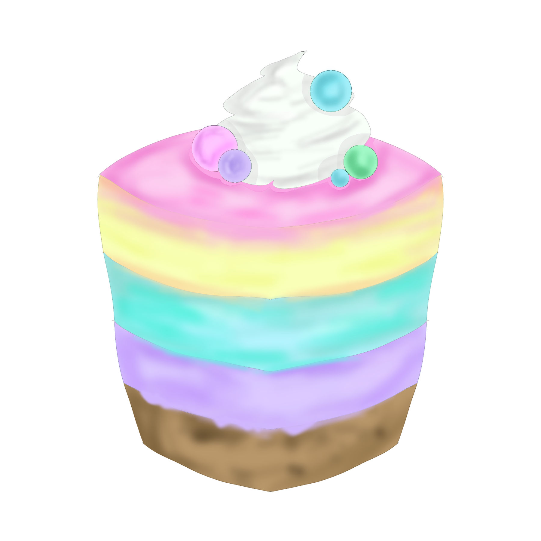 cute dream cake - ibisPaint
