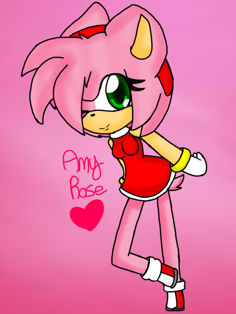 Amy Rose (Speedpaint) - ibisPaint