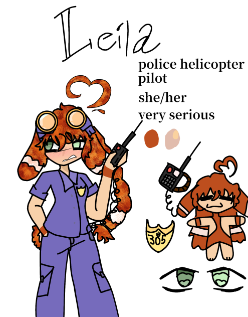 Lil doodle slash sharty ref sheet - ibisPaint