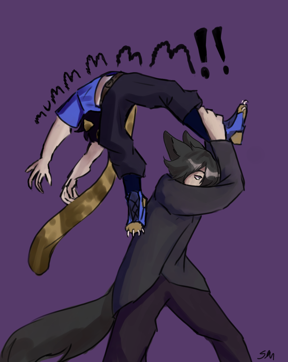 Playing rough - ibisPaint