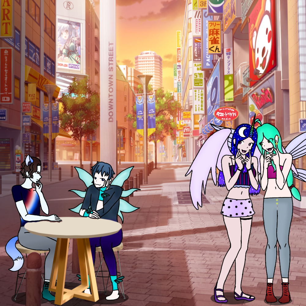 passeio no shopping - ibisPaint