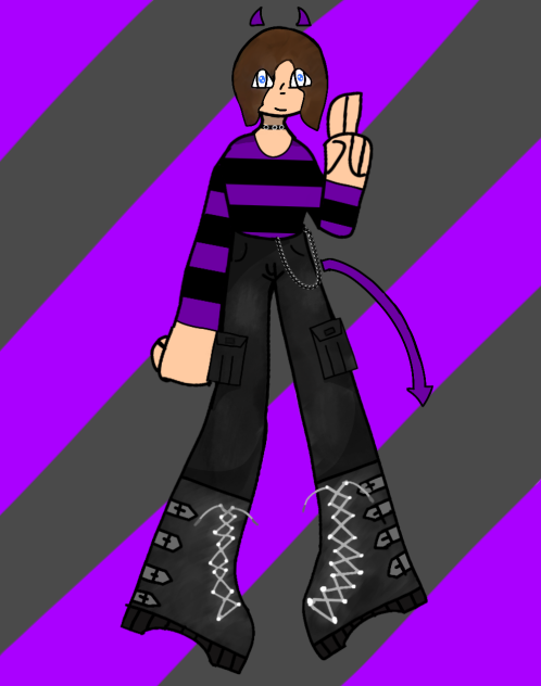 random emo girl - ibisPaint