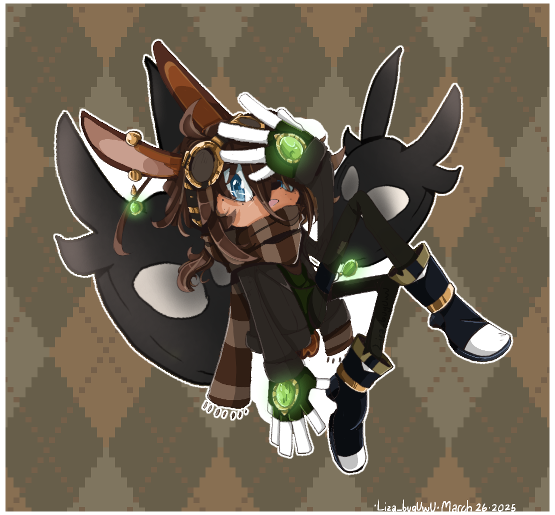 Kani the rabbit[oc speed paint] - ibisPaint