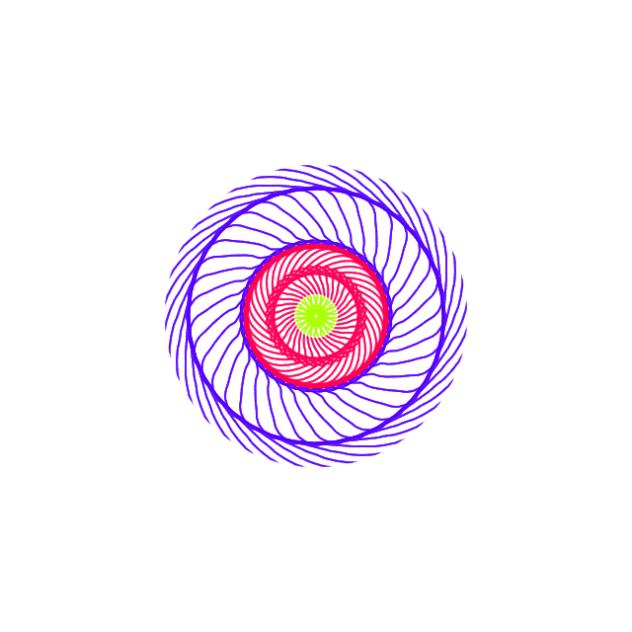 Fancy Spiral Animation - ibisPaint
