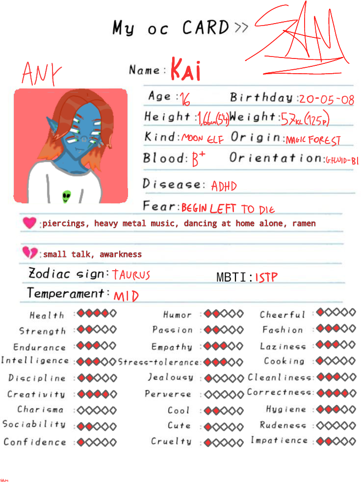 kai's card - ibisPaint