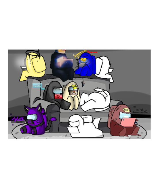 AMONG US COLLAB - ibisPaint