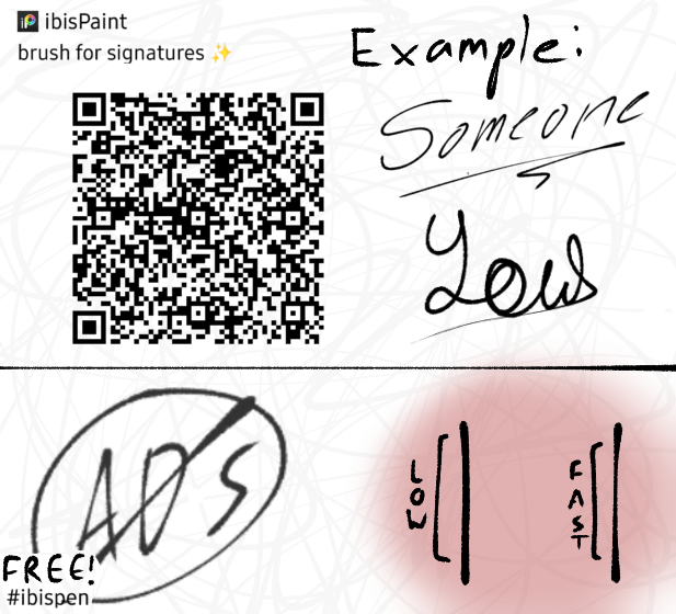 Brush for signature - ibisPaint