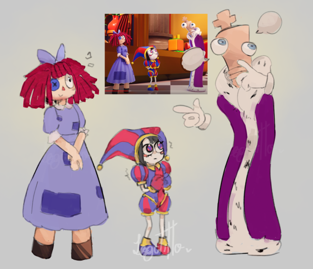 The amazing digital circus pals - ibisPaint