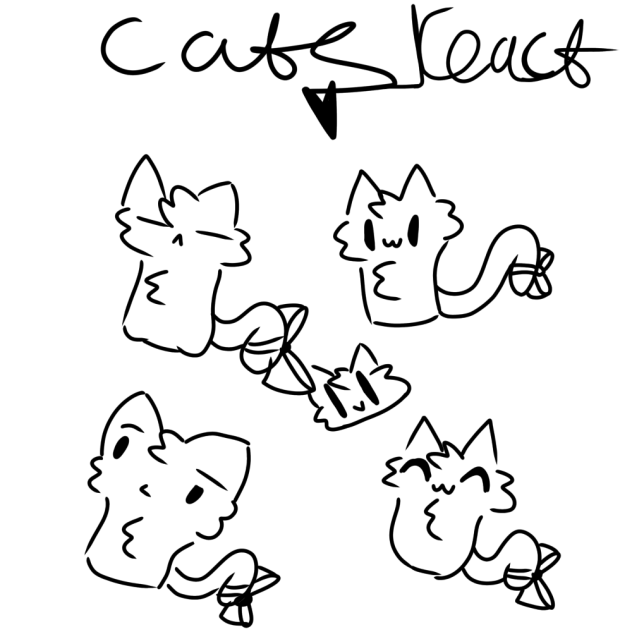 CATS REACTIONS - ibisPaint