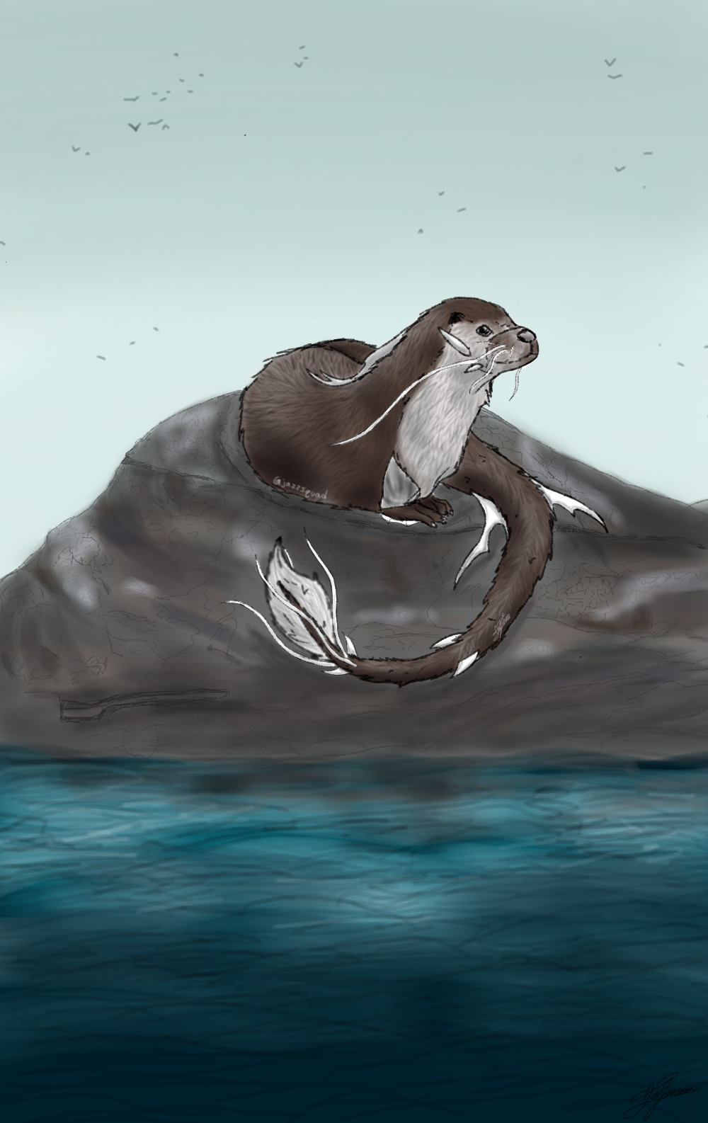 Otter~Dragon - ibisPaint