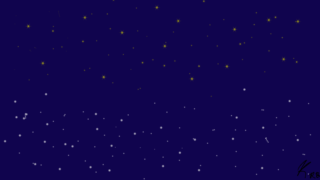 stars and snow - ibisPaint