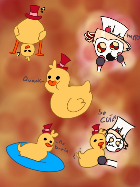 THE MAGTASTICLE BACKFLIPPING DUCKY - ibisPaint