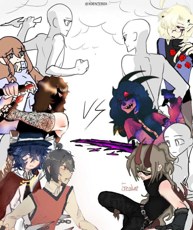 Fighting collab - ibisPaint