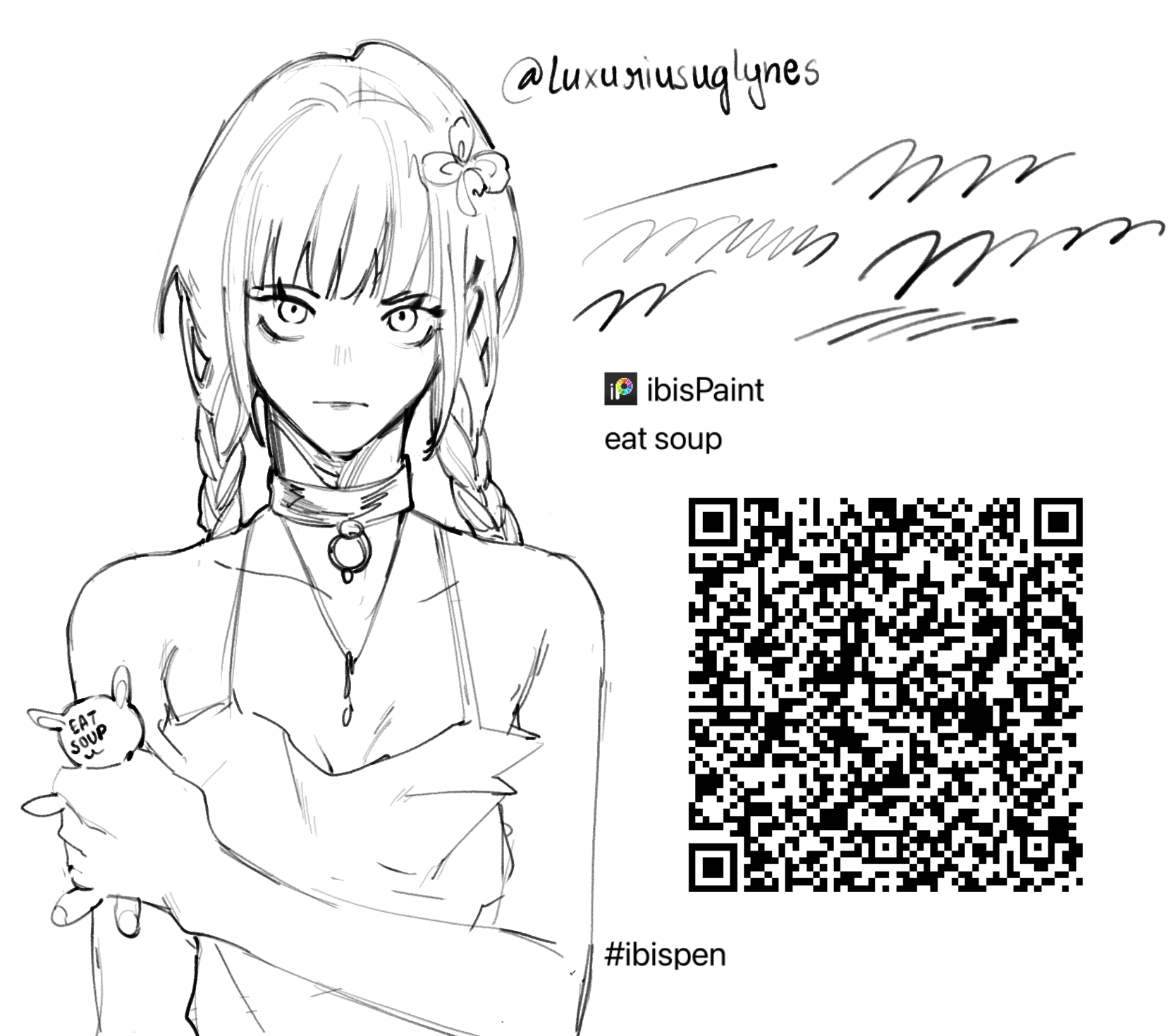 Eat soup - ibisPaint