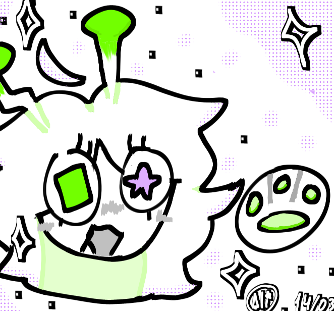 charmy is an alien and Is kinda spacey.. - ibisPaint