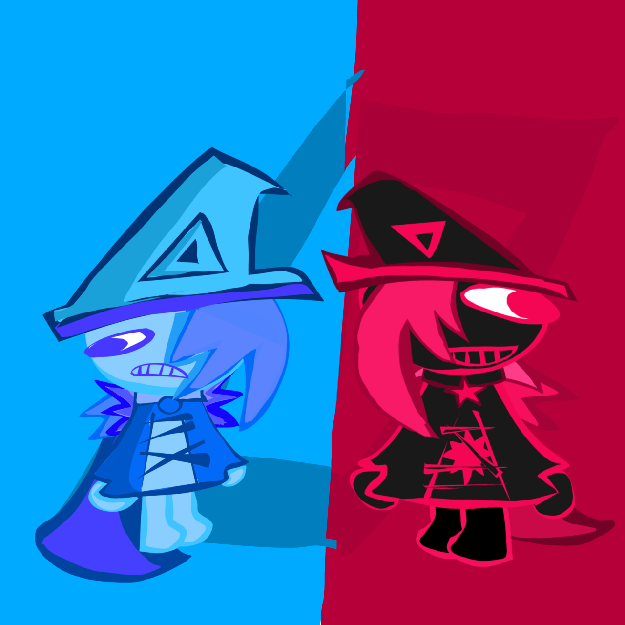 These 2 emo looking wizards - ibisPaint